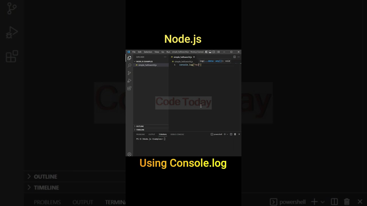 Node.js simple 