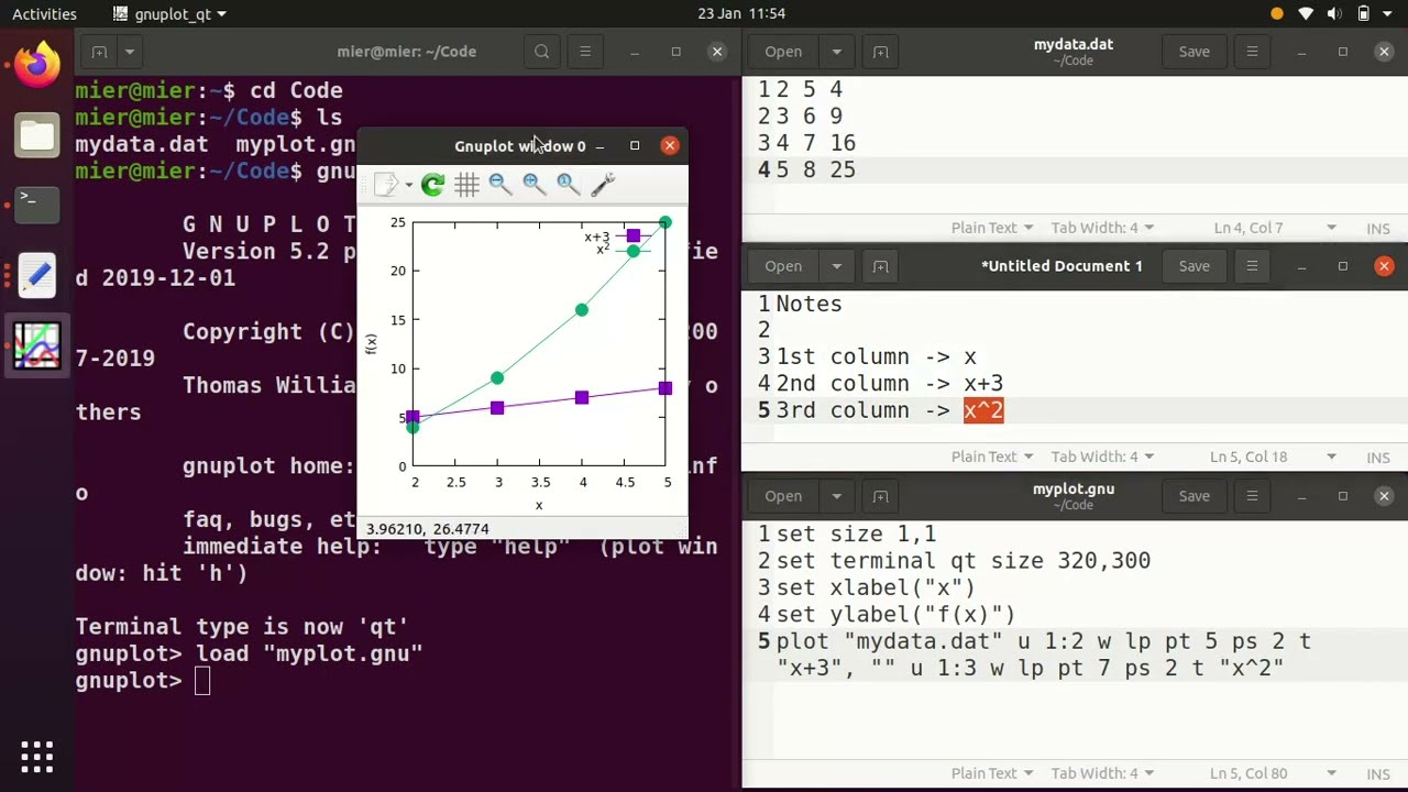 Gnuplot #5 - Plot multiple curves