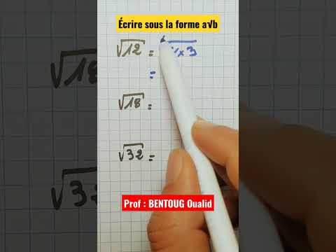 Racines carrées | mathématique