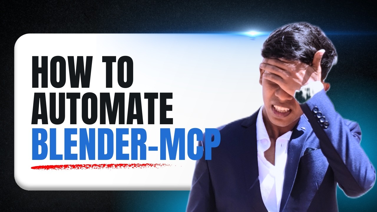 Blender Automation with MCP + Antigravity IDE | Step-by-Step