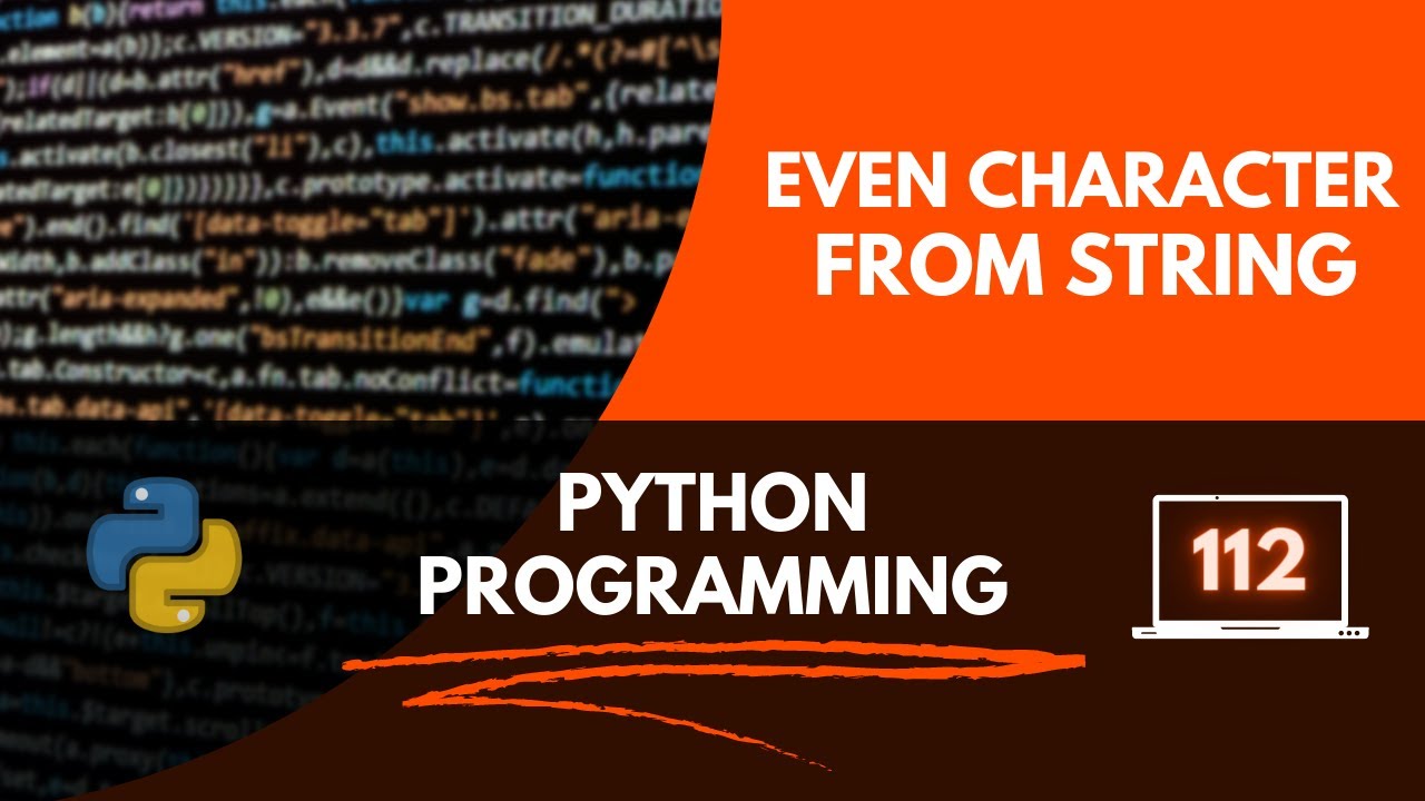 Python Program to print characters at even position in string