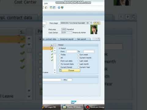 SAP HCM Payroll #saphr #payroll #action #enterprise #employee #shorts