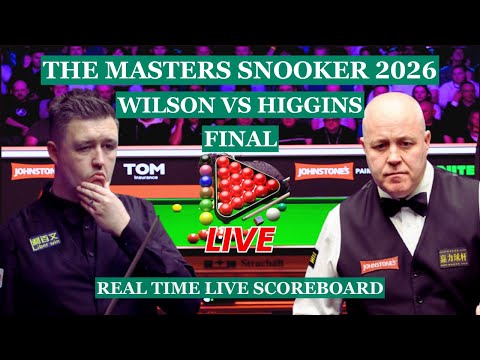 Kyren Wilson vs John Higgins Live Scores | Masters Snooker 2026… - Partner