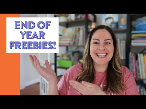 5 End of Year Freebies to Use in a Kindergarten, First Grade, or Second Grade Classroom!