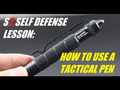 How To Use A Tactical Pen For Self Defense