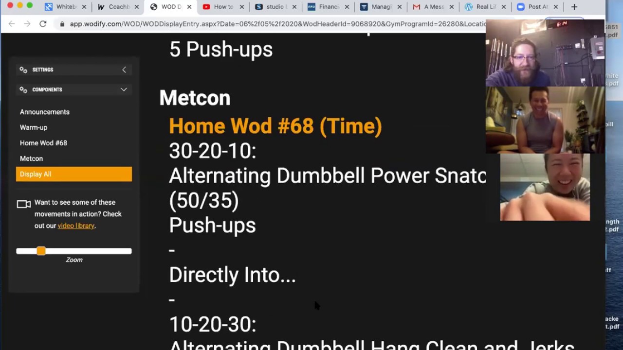 Renascent at Home! Full body workout