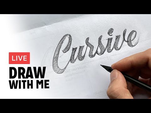 Intro To Cursive Lettering - Draw with Stefan