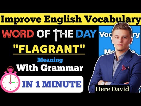 Flagrant: Meaning and Example| Grammar