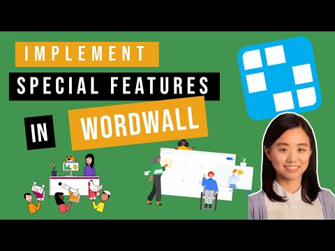 Implement special features in Wordwall