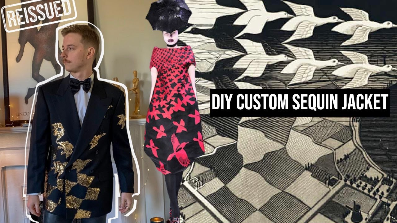 McQueen/MC Escher inspired sequin jacket | REISSUED