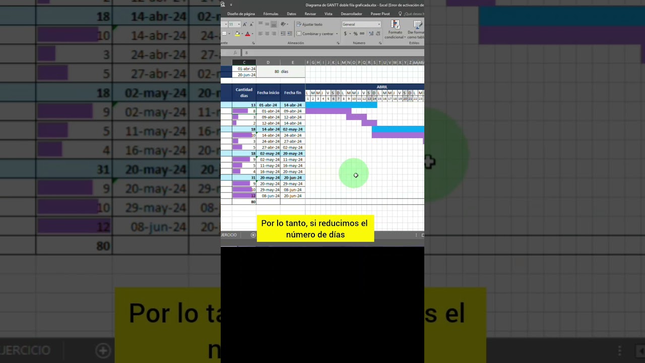 Elabora un DIAGRAMA DE GANTT en EXCEL | DESCARGA plantilla SIN COSTO