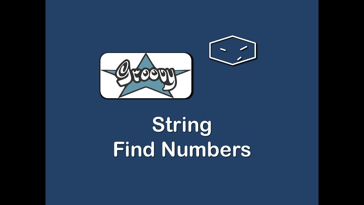 string find numbers in groovy