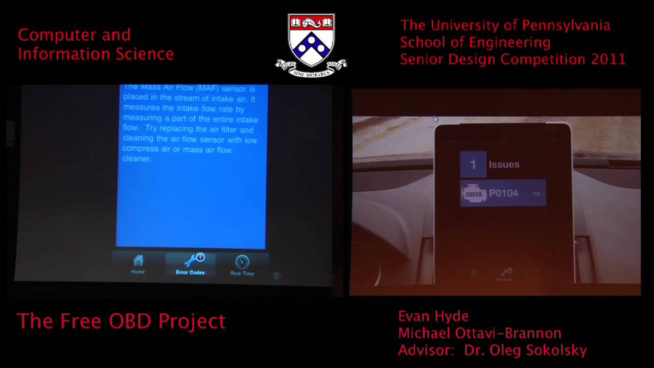 Senior Design 2011: The Free OBD Project