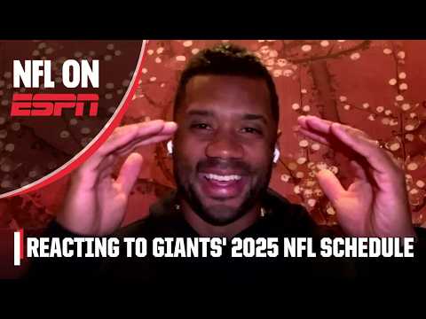 Russell Wilson reacts to New York Giants' 2025 NFL schedule release | NFL on ESPN
