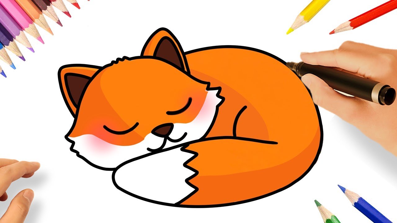 HOW TO DRAW A SLEEPING FOX 💤