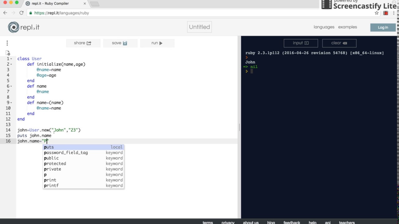 Ruby: Attribute Accessor