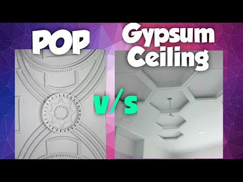 Gypsum Boards or POP (Plaster of Paris) | Which False Ceiling Material is Better? | What to Choose?