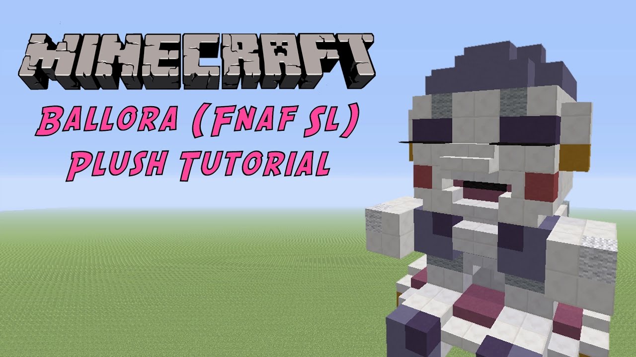 Minecraft Tutorial: Ballora (FNAF Sister Location) Plush