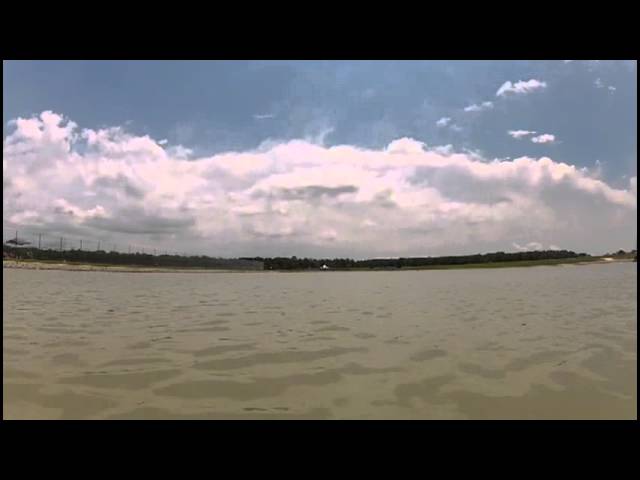 The view at 200 MPH on Lake Lucas at Lucas Oil Speedway in Wheatland, MO