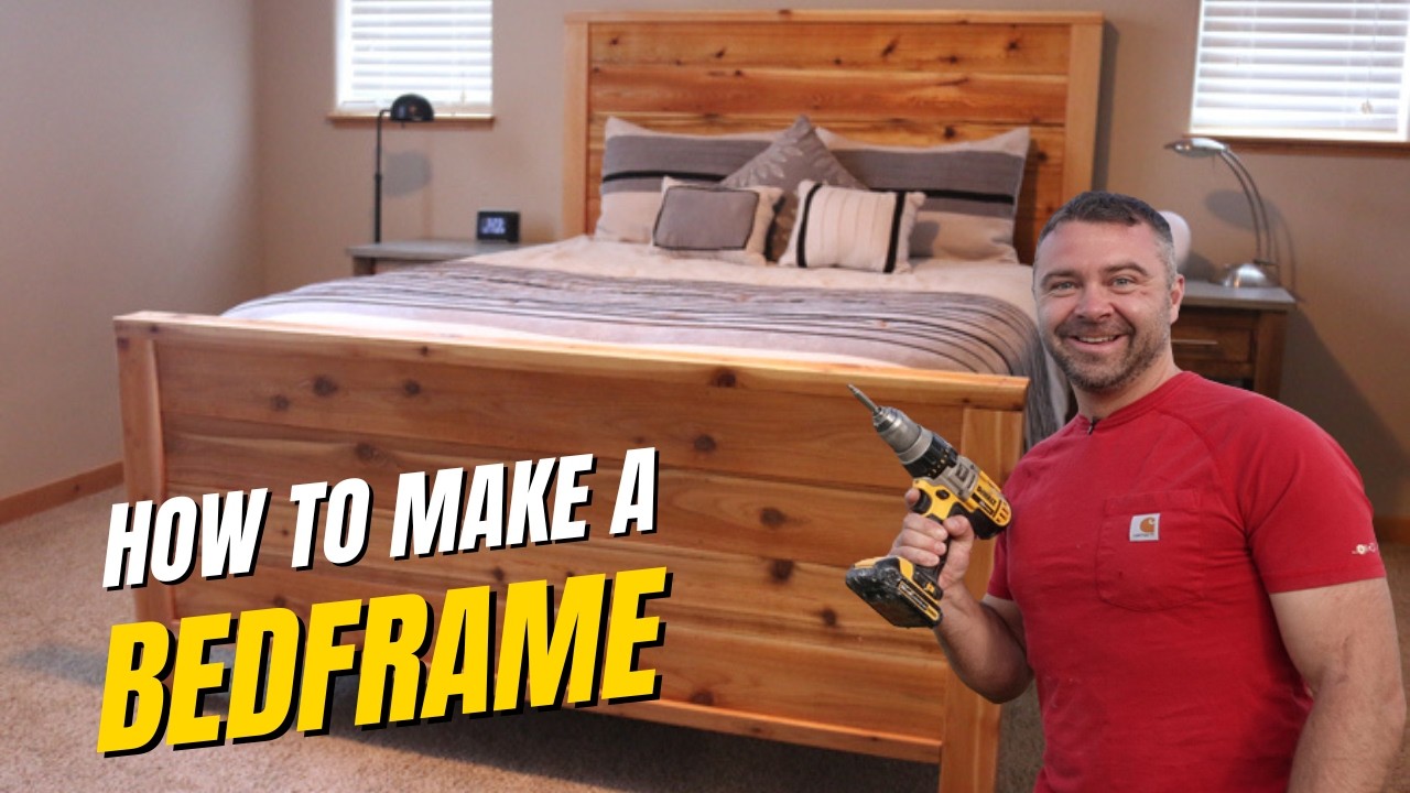 Easy DIY Bed Frame Anyone Can Build!