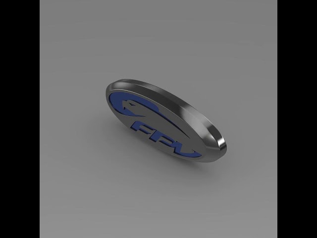Ford Performance Vehicles logo 3D Model - FlatPyramid