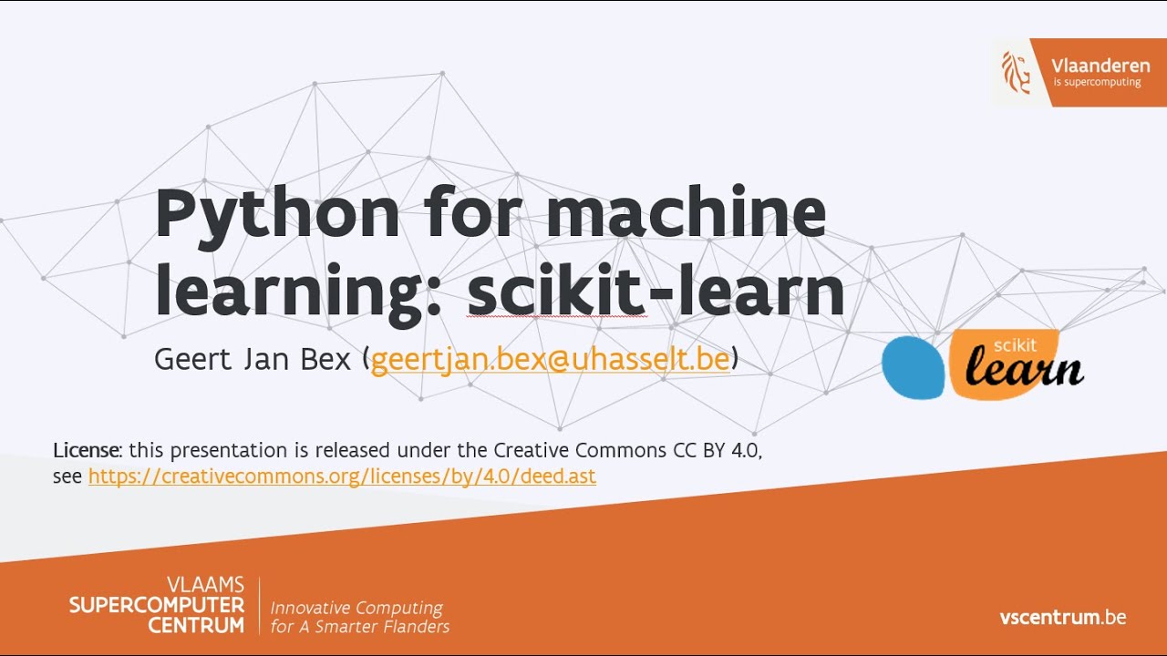 02. Python for machine learning: scikit learn