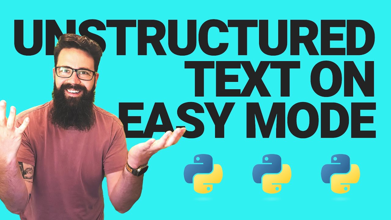 Python AI LLM Tutorial Parsing PDF unstructured text