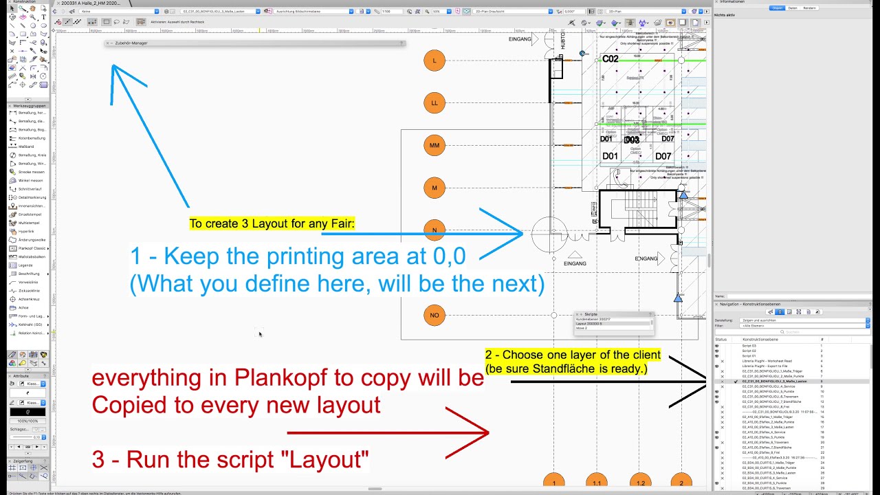 Vectorworks Python Automatic 3x Layout