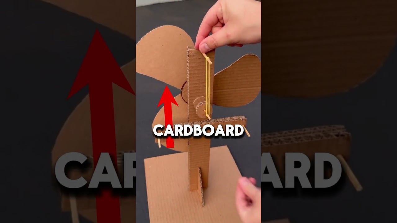 He Made A Perpetual Motion Fan Out Of Cardboard