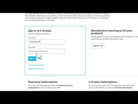 C+D How to Login
