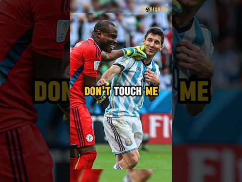 How Messi treated the Nigerian goalkeeper when he asked him for a shirt 🥹 #shorts