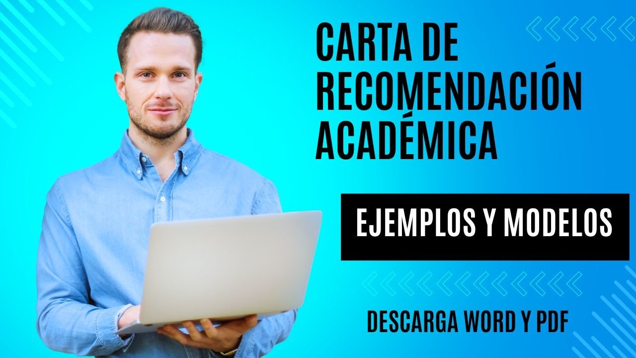 ✅ Carta de Recomendación Académica | Tutorial fácil. Aprende a redactarla en Word y PDF