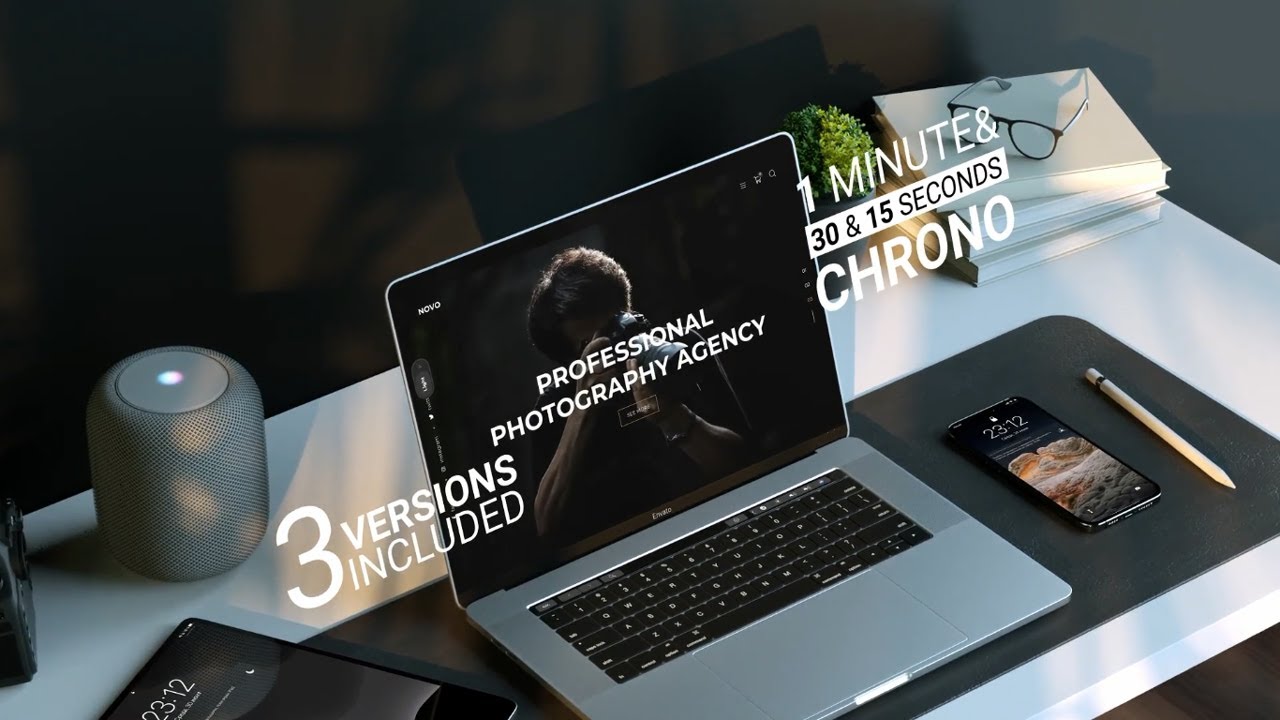 Responsive Website Mockup - After Effects Template