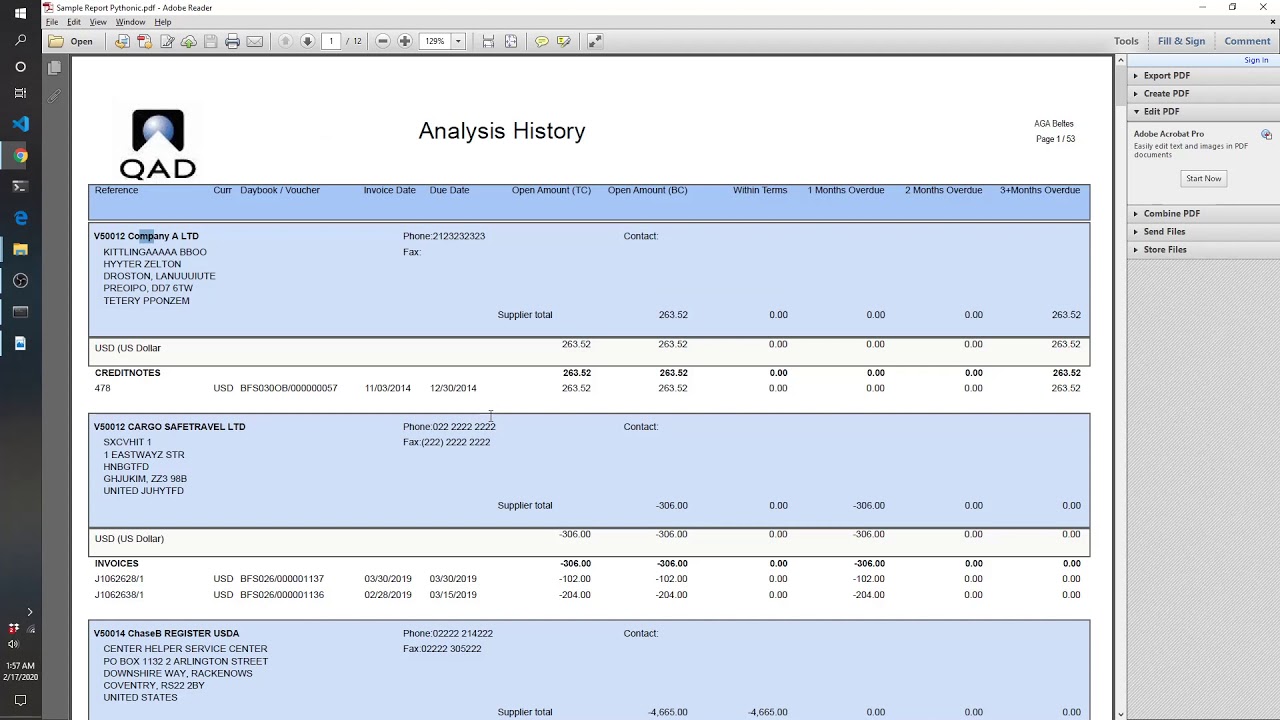[19] Convert a multi-page PDF file into csv / excel with Python