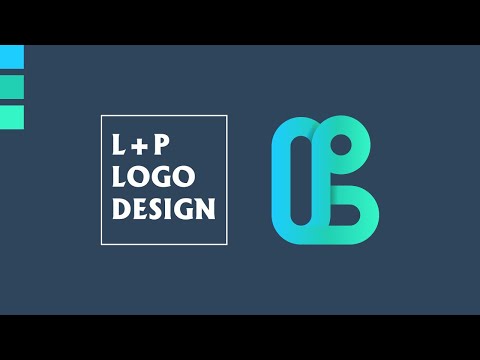 Illustrator Logo Design Tutorial / LP Logo Design / How to Design LP Logo Design  Modern Logo Design