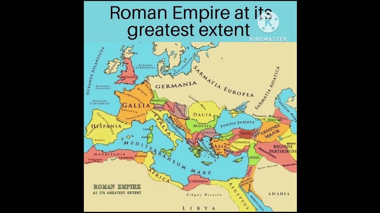 Roman Empire At its Greatest Extent......#maps ..