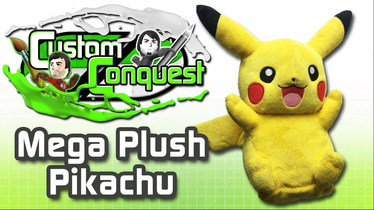Custom Conquest - Mega Plush Pikachu amiibo