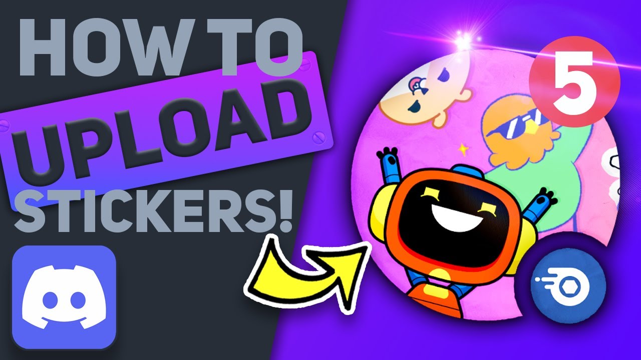 🏷️🔵 How Upload Discord STICKERS! (Full guide!)