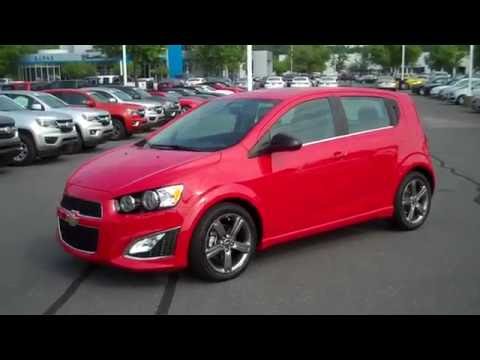 2016 Chevrolet Sonic Hatchback RS Red, Burns Cadillac Chevrolet