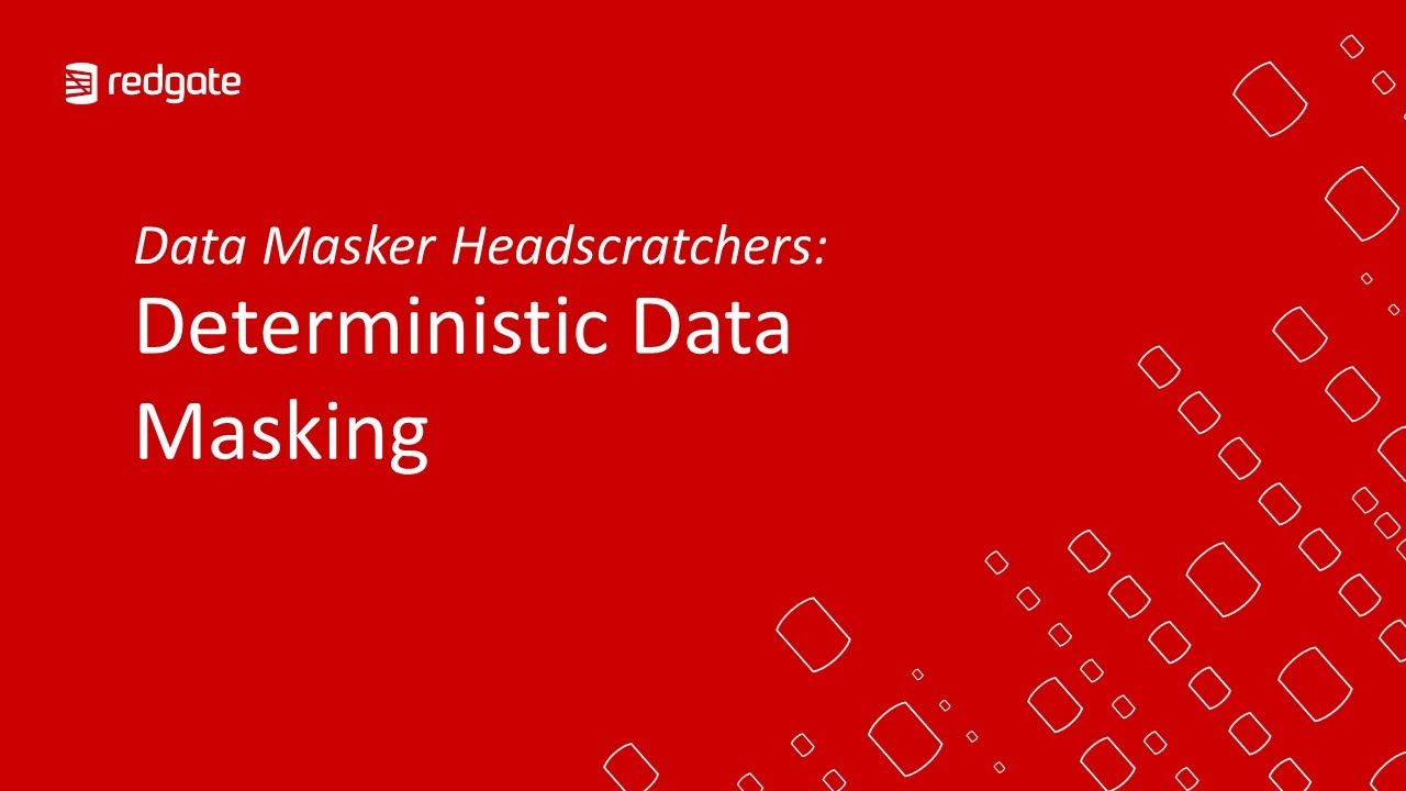How to Use Redgate Data Masker For SQL Server | Redgate