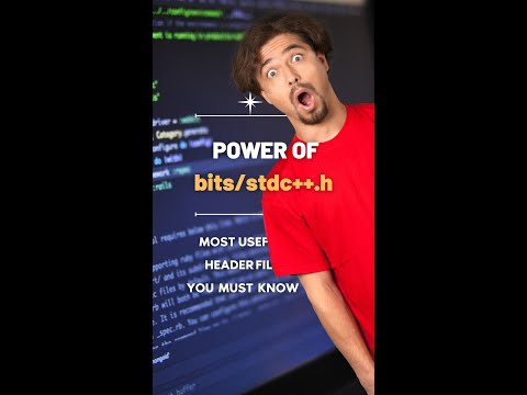 Power of bits/stdc++.h | Secret header file | Competitive Coding | Tricks you must know !! #shorts