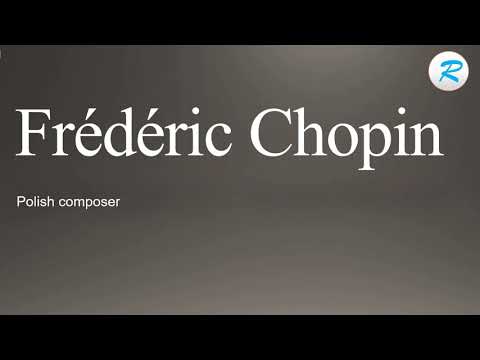 How to pronounce Frederic Chopin