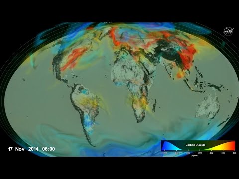 Stunning NASA Visualization Shows How CO2 Moves Around the Earth