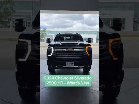 2024 Chevrolet Silverado, 2500 HD – what’s new.