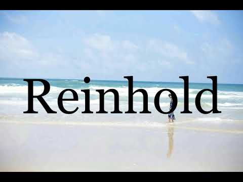 How To Pronounce Reinhold๐๐๐๐๐๐Pronunciation Of Reinhold