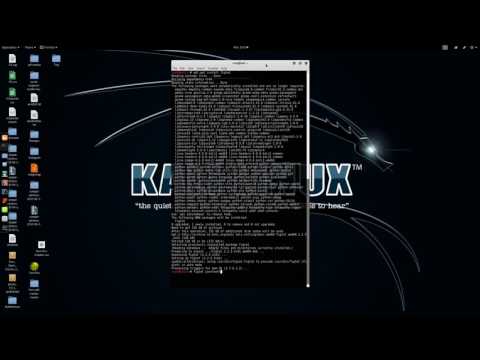 Kali Linux Terminal Text Ascii Art