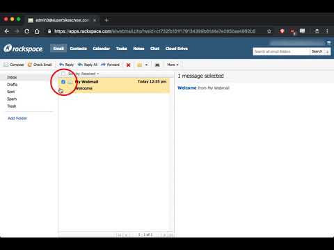 Rackspace Forward As Attachment