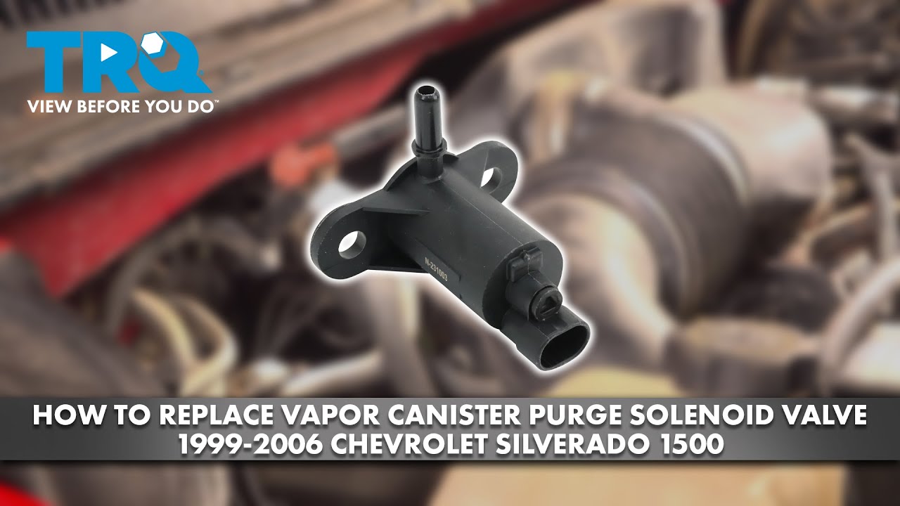 How to Replace Vapor Canister Purge Solenoid Valve 1999-2006 Chevrolet Silverado 1500