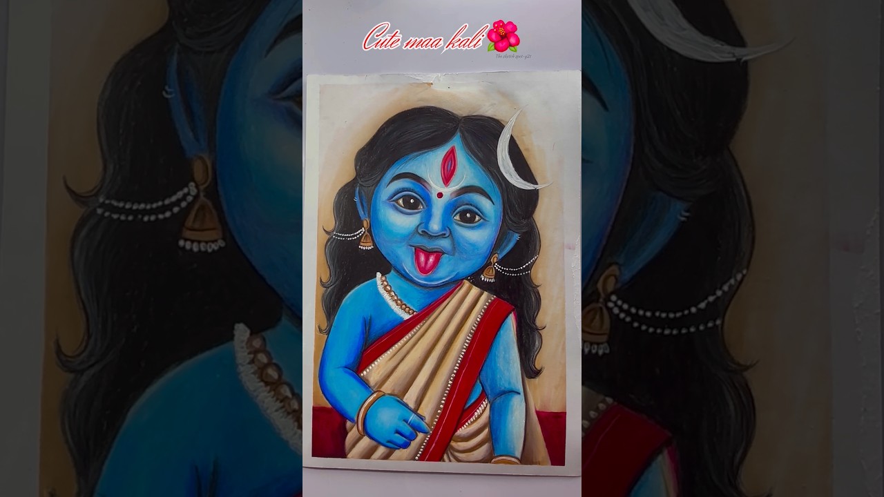 Maa kali cute #drawing #art #ytshorts #shorts #kali