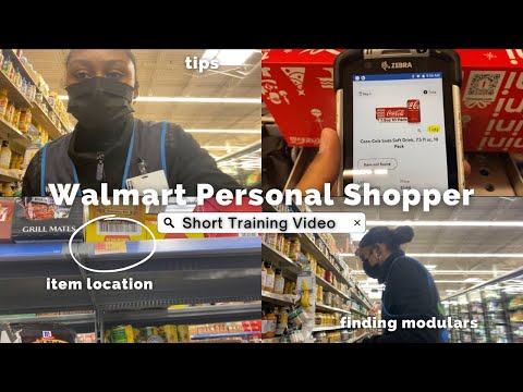 Walmart Personal Shopper | Short Training Video | Tips, Item Locations, Finding Modulars